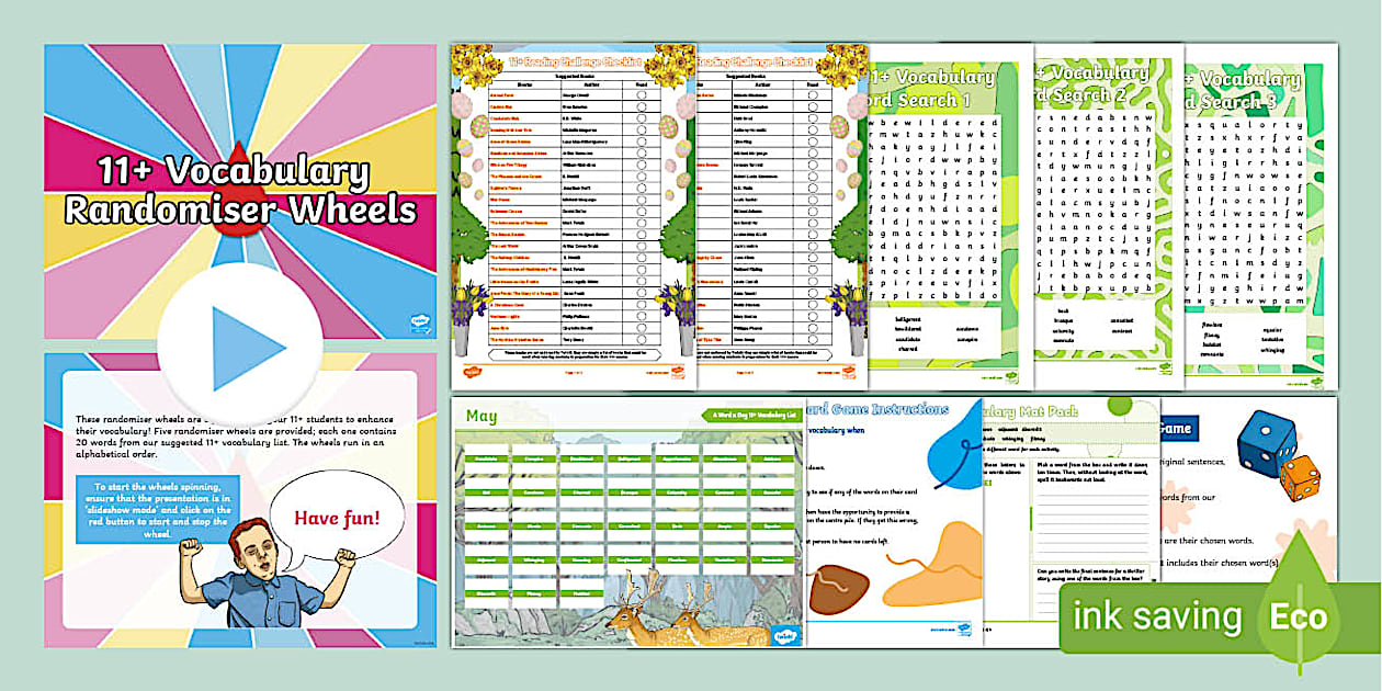 11+ A Word a Day May Pack (Teacher-Made) - Twinkl