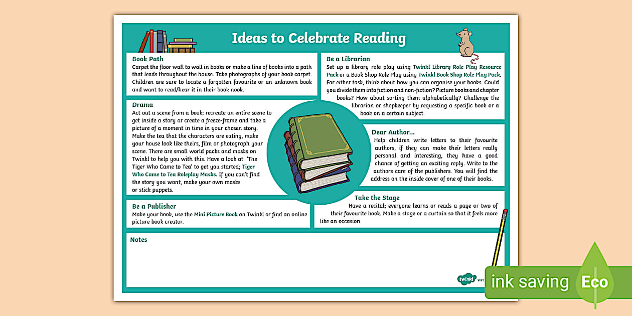 Ideas to Celebrate Reading - Books - Literacy - Stories