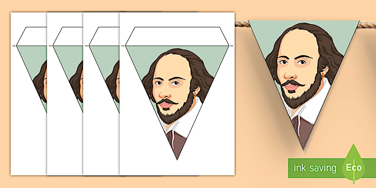 Shakespeare Display Bunting (teacher made) - Twinkl