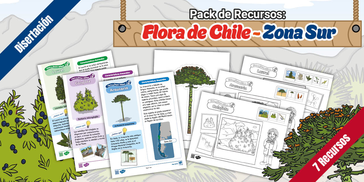 Pack | Flora de Chile | Zona Sur