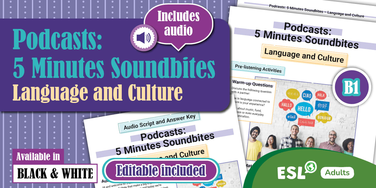 ESL Podcasts: 5 Minutes Soundbites