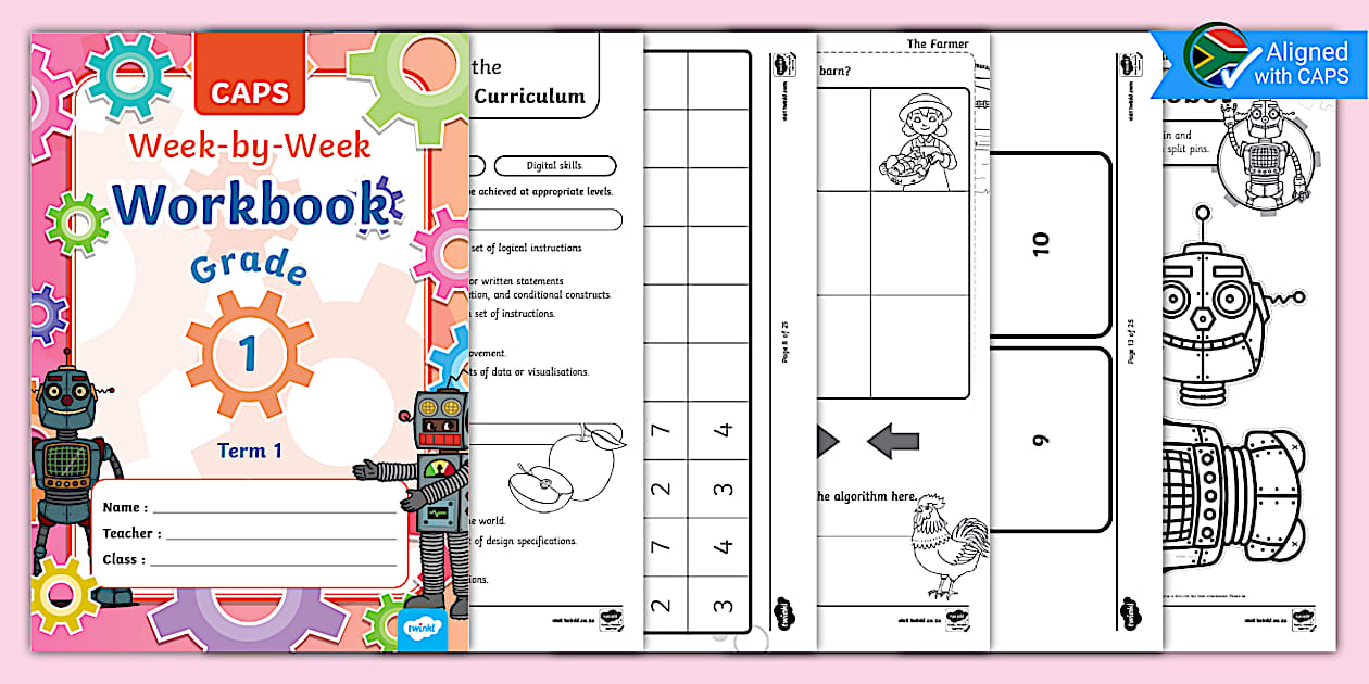 Robotics and Coding -Grade 1 Term 1 CAPS Curriculum - Twinkl