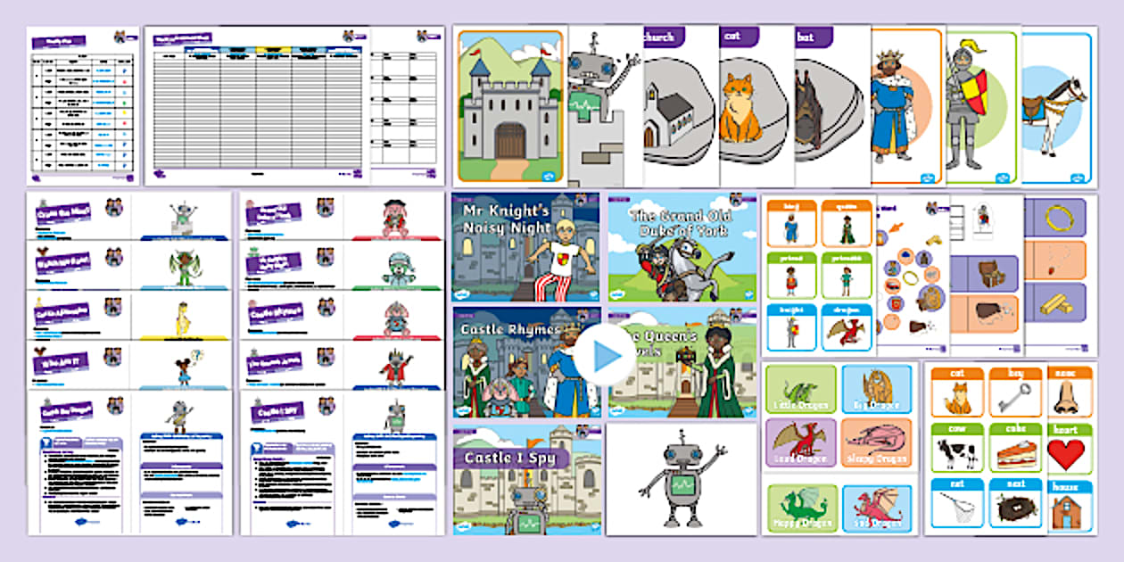 Level 1: Week 32: Weekly Resource Pack: Castles - Twinkl