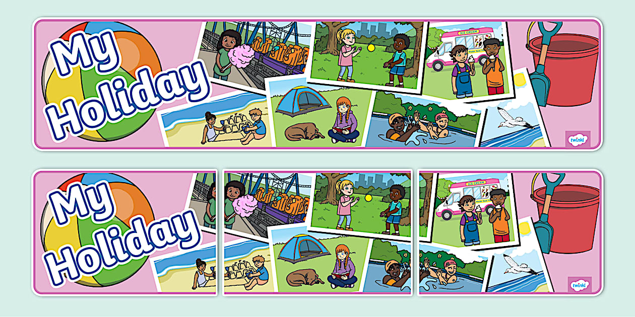 My Holiday Display Banner (teacher made) - Twinkl