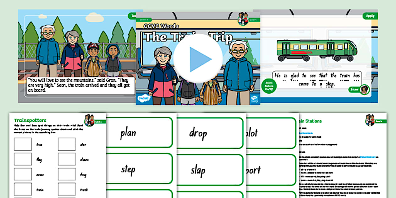 Twinkl Phonics CVCC Words - Level 4 Week 2 Lesson 1 Pack