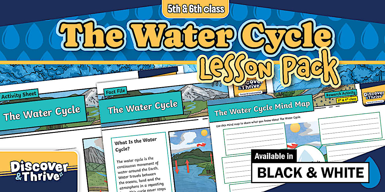 Water Cycle Lesson pack 5th and 6th Class