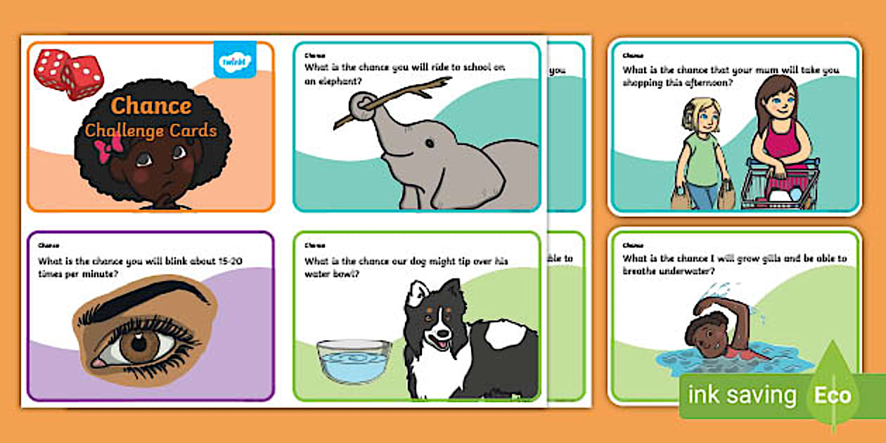 Chance Challenge Cards | Probability | Primary Resources