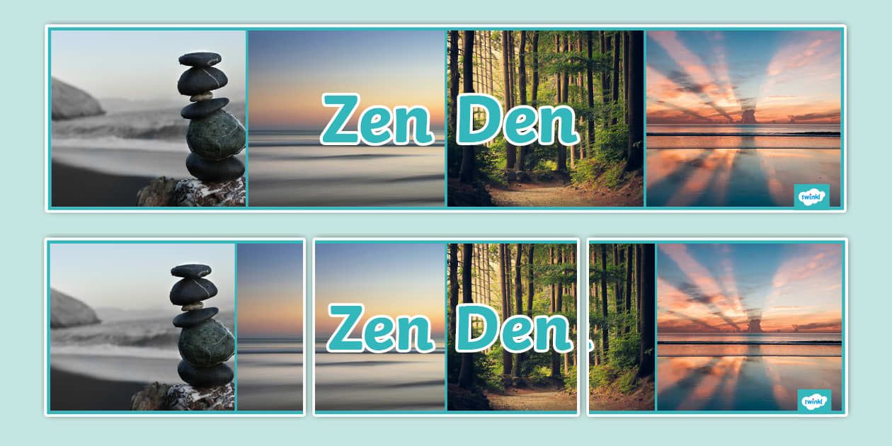 Zen Den Photo Display Banner (teacher made) - Twinkl