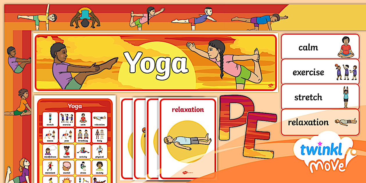 Yoga Display Resources - Year 1 PE - Twinkl Move - KS1