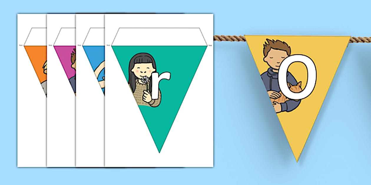 Ourselves Display Bunting (Teacher-Made) - Twinkl