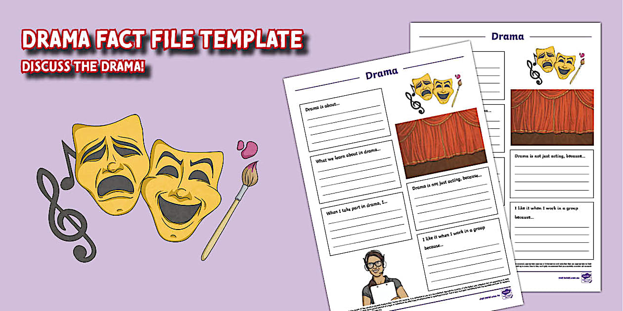 Drama Fact File Template - Twinkl The Arts
