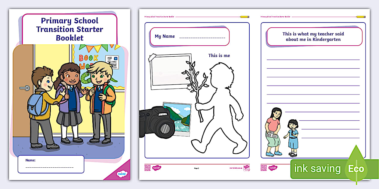 Primary School Transition Starter Booklet (teacher made)