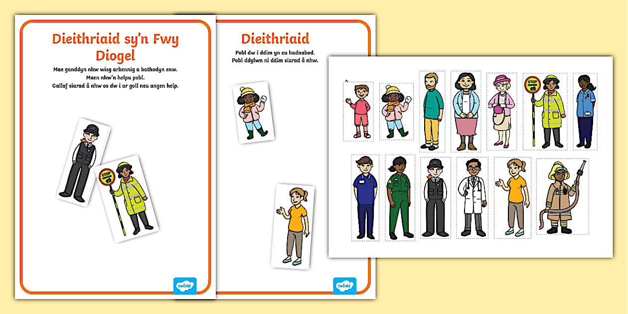 Gweithgaredd Didoli Dieithriaid sy'n Fwy Diogel