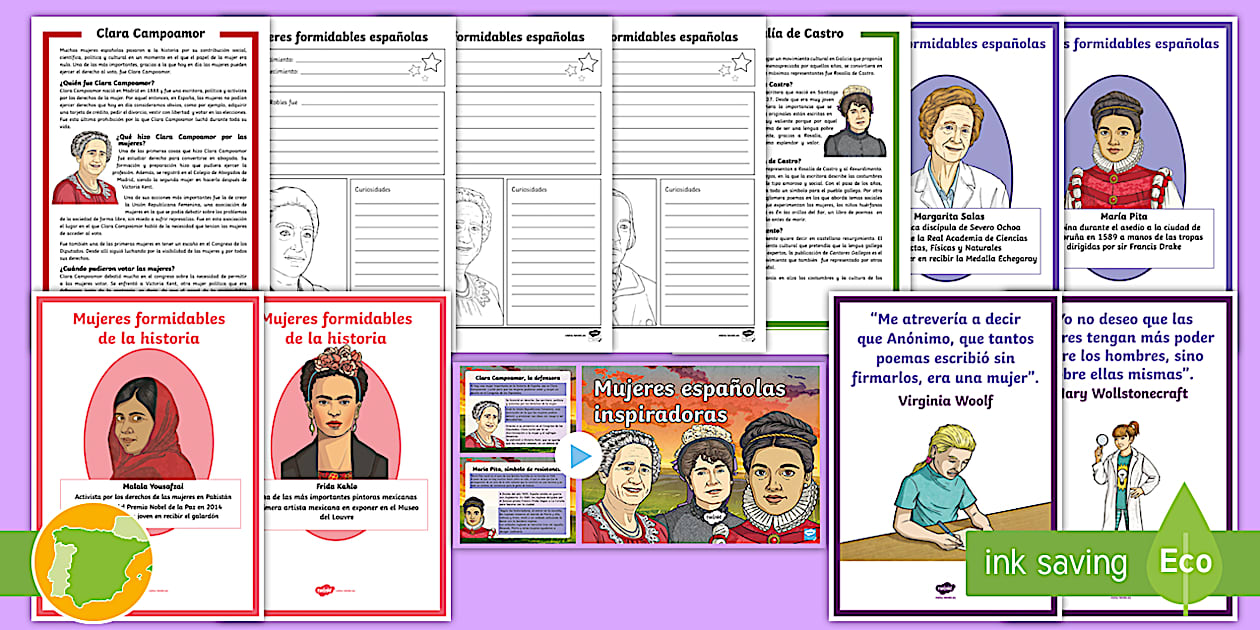 Día de la Mujer: Actividades para el aula (teacher made)