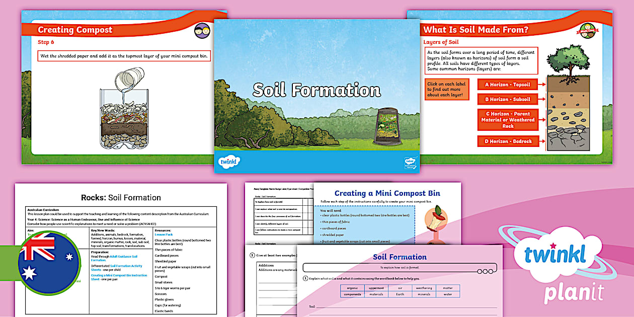 Year 4 Science Rocks Lesson 5 - How Soil Is Made - Twinkl