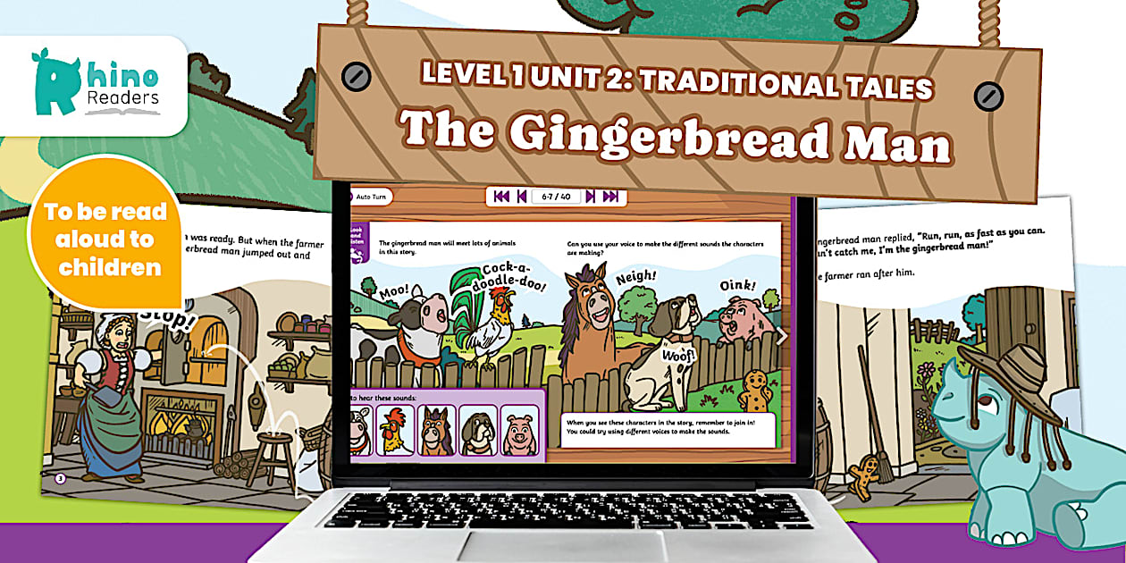 'The Gingerbread Man' Read Aloud | Twinkl Rhino Readers