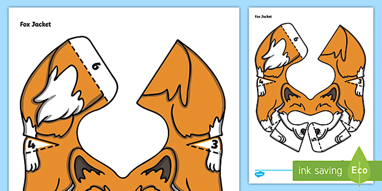 Fox Jacket (Compatible with Bee-Bot) - Twinkl