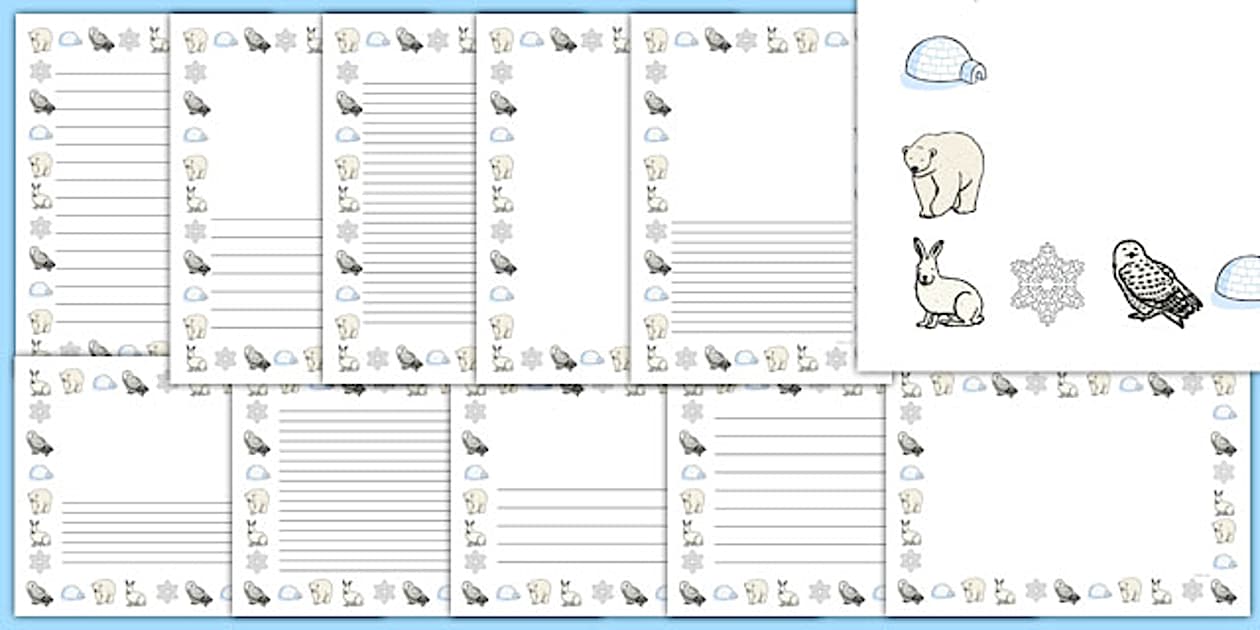 Winter Page Borders Free Download | Twinkl CA (Teacher-Made)