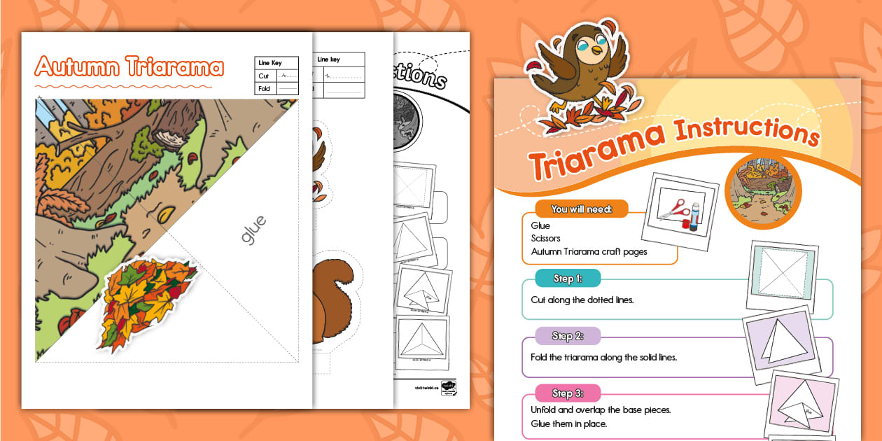Autumn Triarama (teacher made) - Twinkl