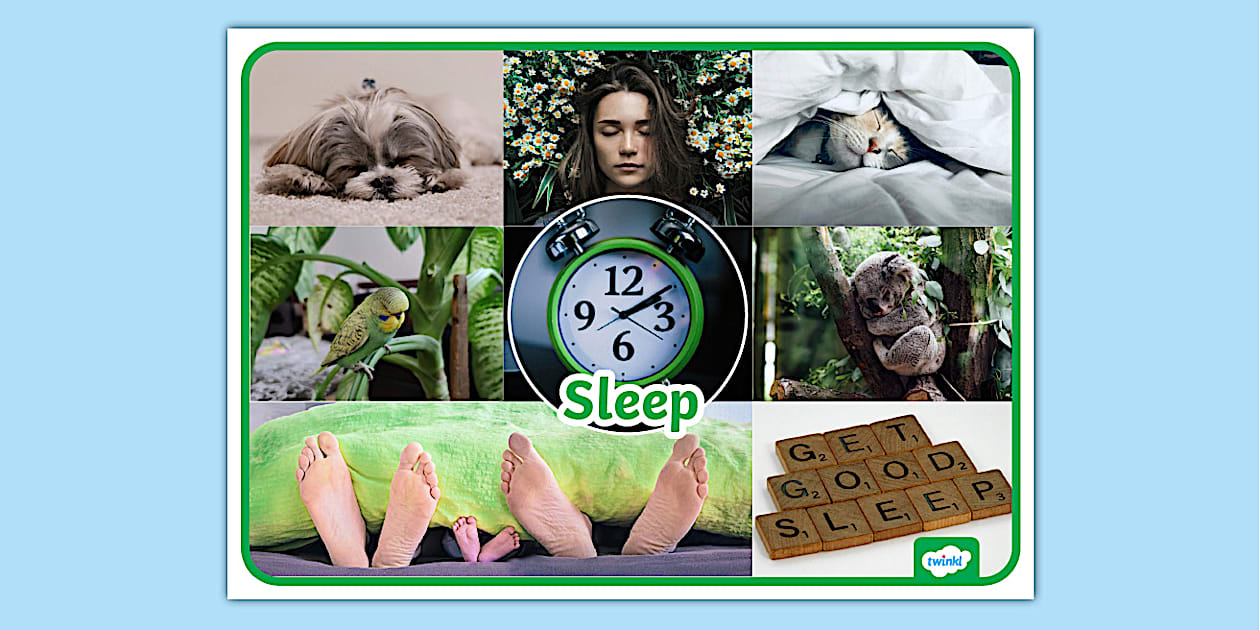 Sleep Photo Display Poster (Teacher-Made) - Twinkl
