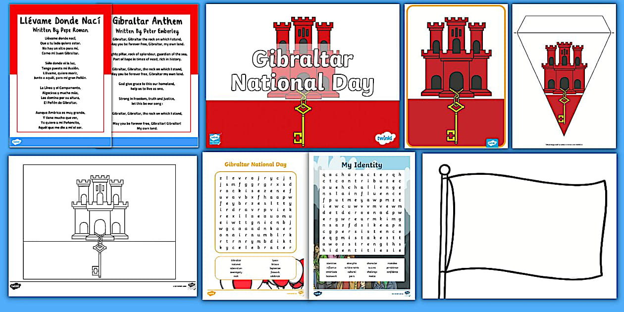 Gibraltar National Day Resource Pack (teacher made) - Twinkl