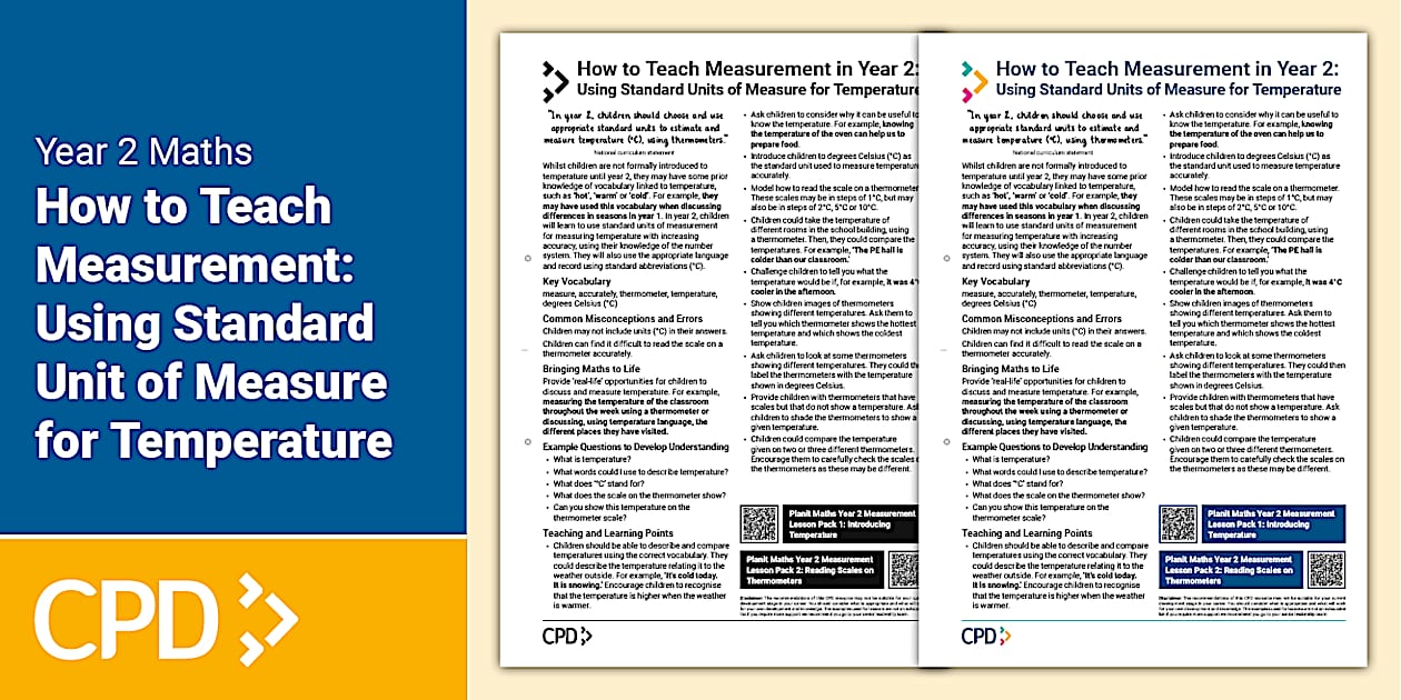 How to Teach Measurement in Year 2: Using Standard Units of Measure for