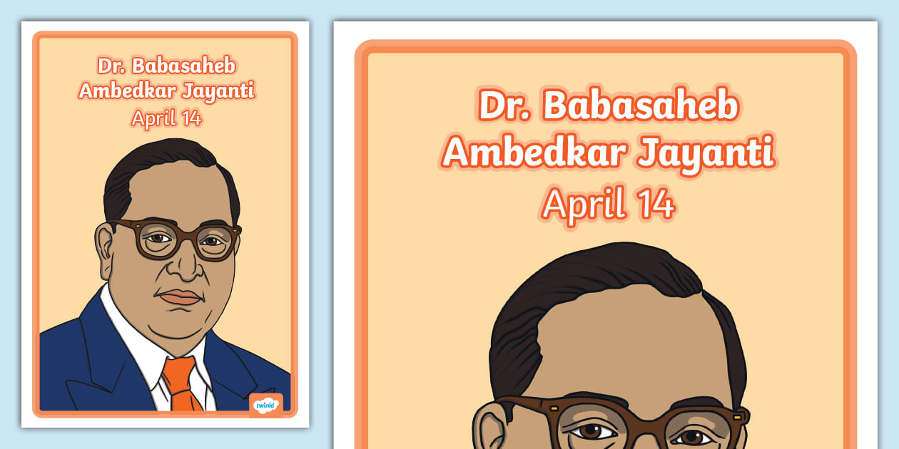 Ambedkar Jayanti Poster for Kids - Twinkl India - Twinkl