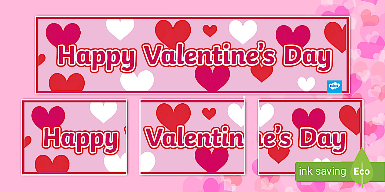 Valentine's Day Display Banner - Grades 4-6 (teacher made)