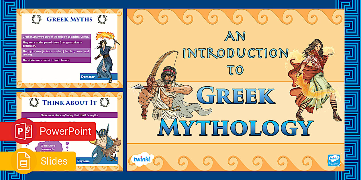 Greek Mythology Slides | Greek Myths | Twinkl USA - Twinkl