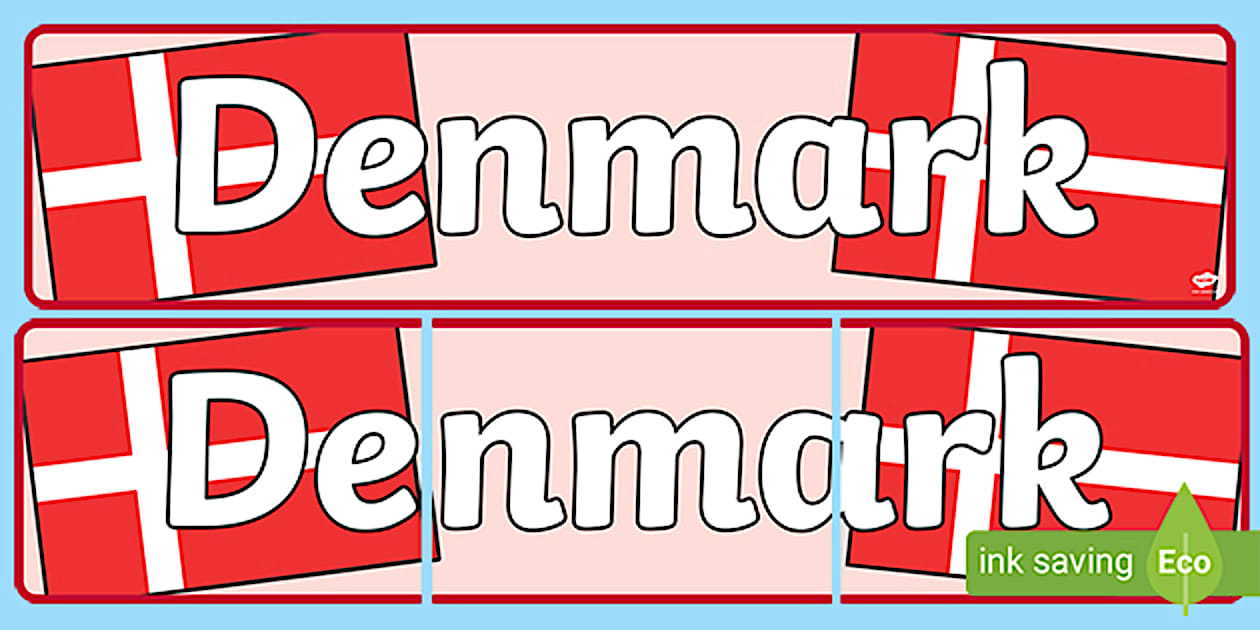 Denmark Display Banner (Hecho por educadores) - Twinkl