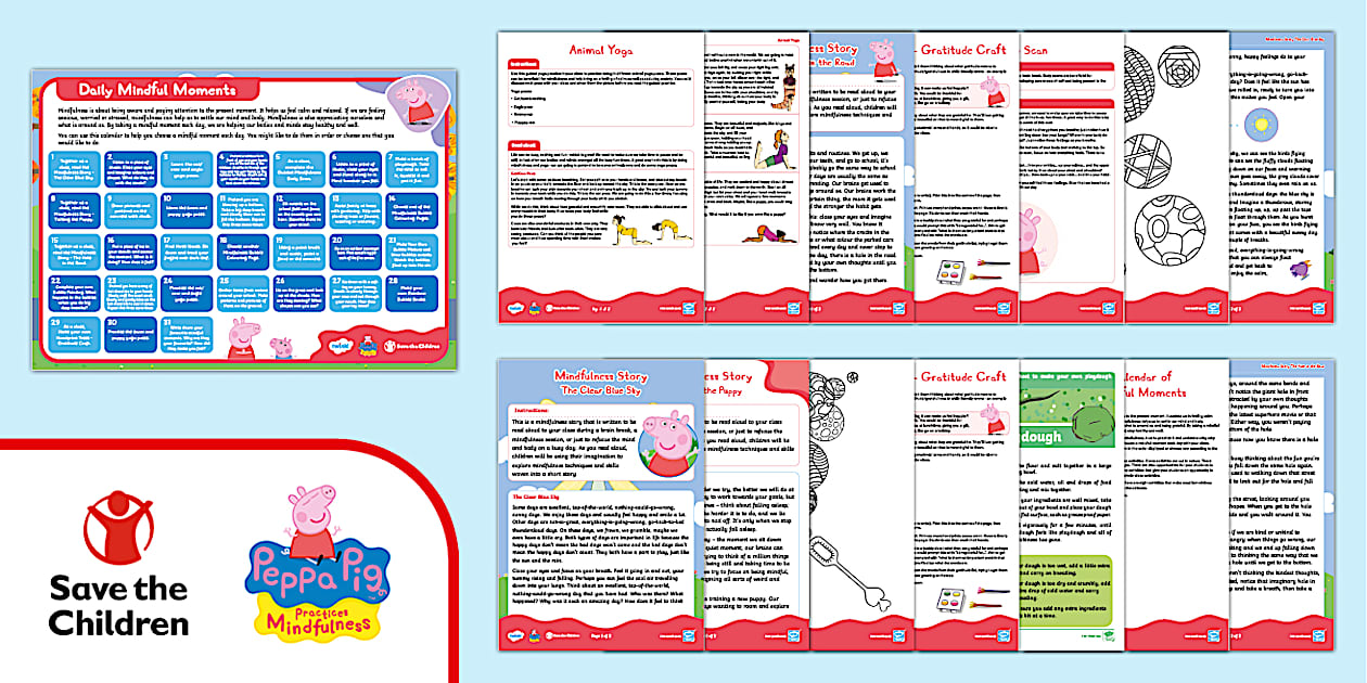 FREE! - A Month of Mindfulness: Calendar of Daily Mindful Moments