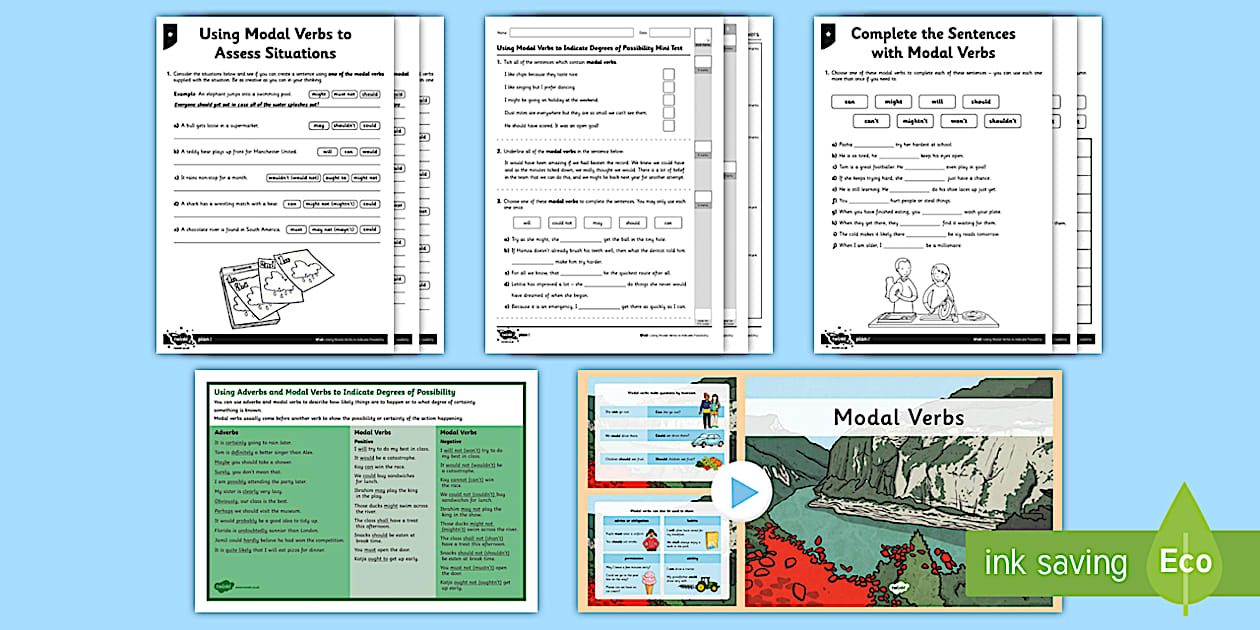 Lesson Plan Modal Verbs Resource Pack | KS2 | Twinkl
