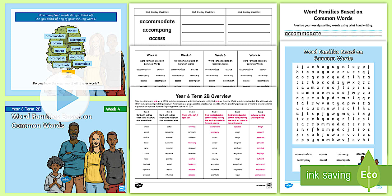 Year 6 Term 2B Week 4 Spelling Pack (teacher made) - Twinkl