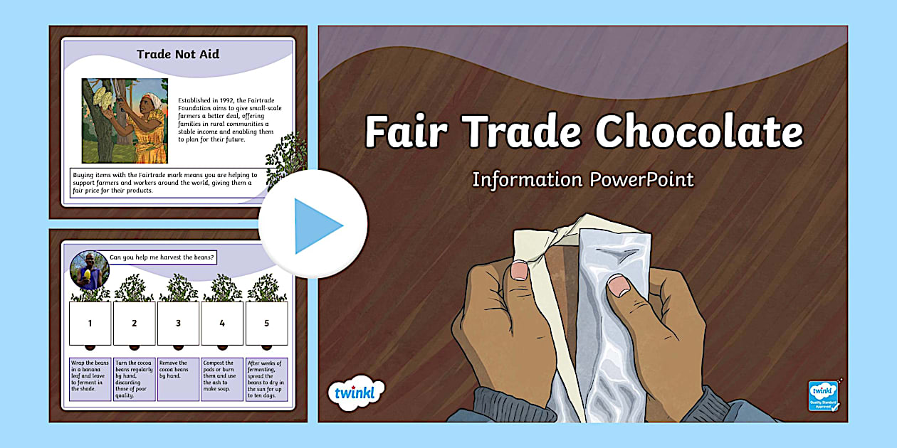 Fair Trade Chocolate Lesson Plan Information PowerPoint