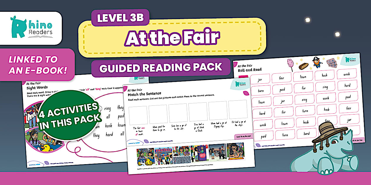 Level 3b 'At the Fair' Guided Reading Pack | Rhino Readers