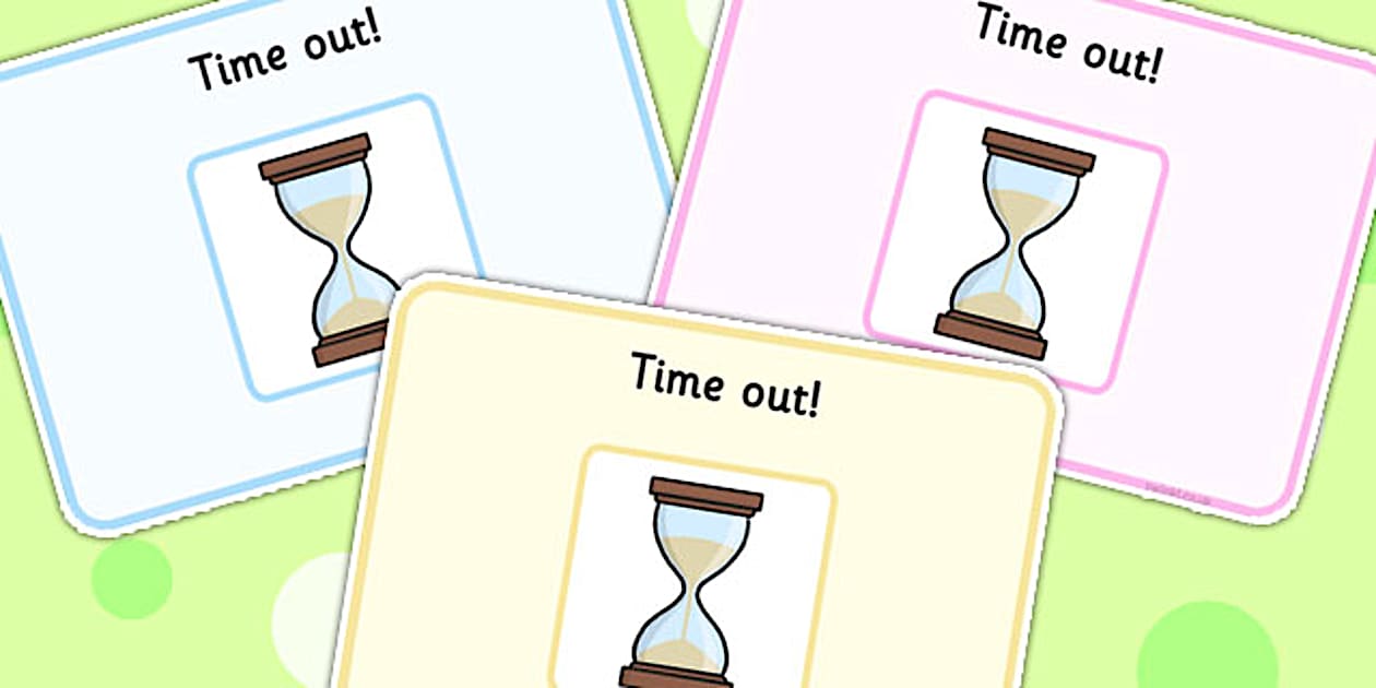 Time Out Support Cards (teacher made) - Twinkl