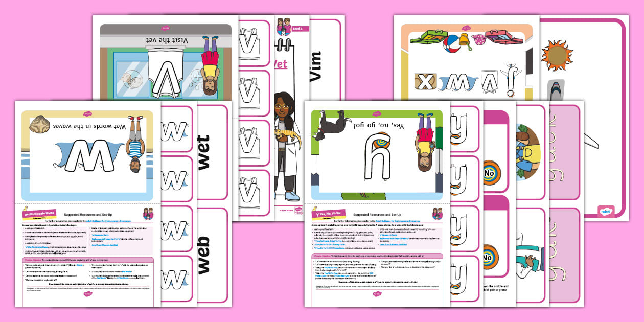 Phonics Level 3 Explorasaurus Activities j, v, w, x, y, z