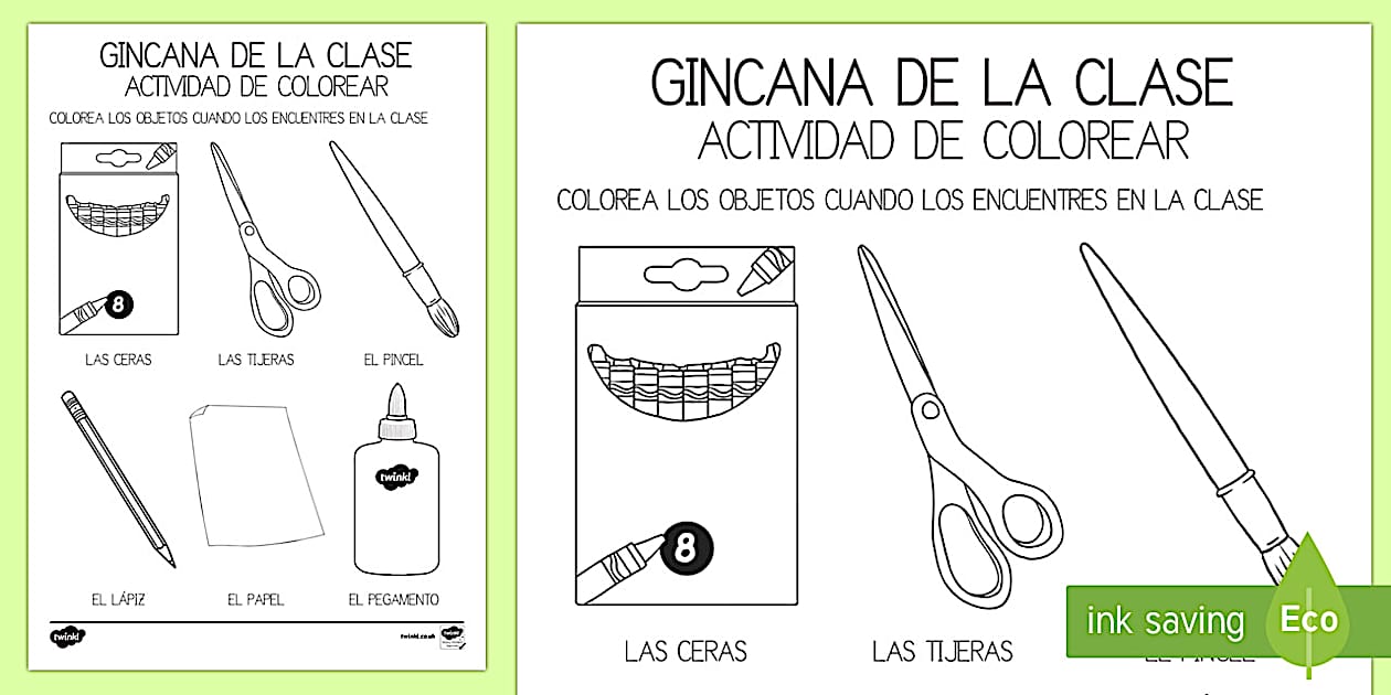 Gincana en la Clase Ficha de Actividad (teacher made)