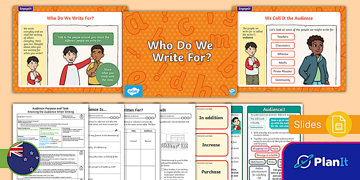 During the third year: Who Do We Write For?