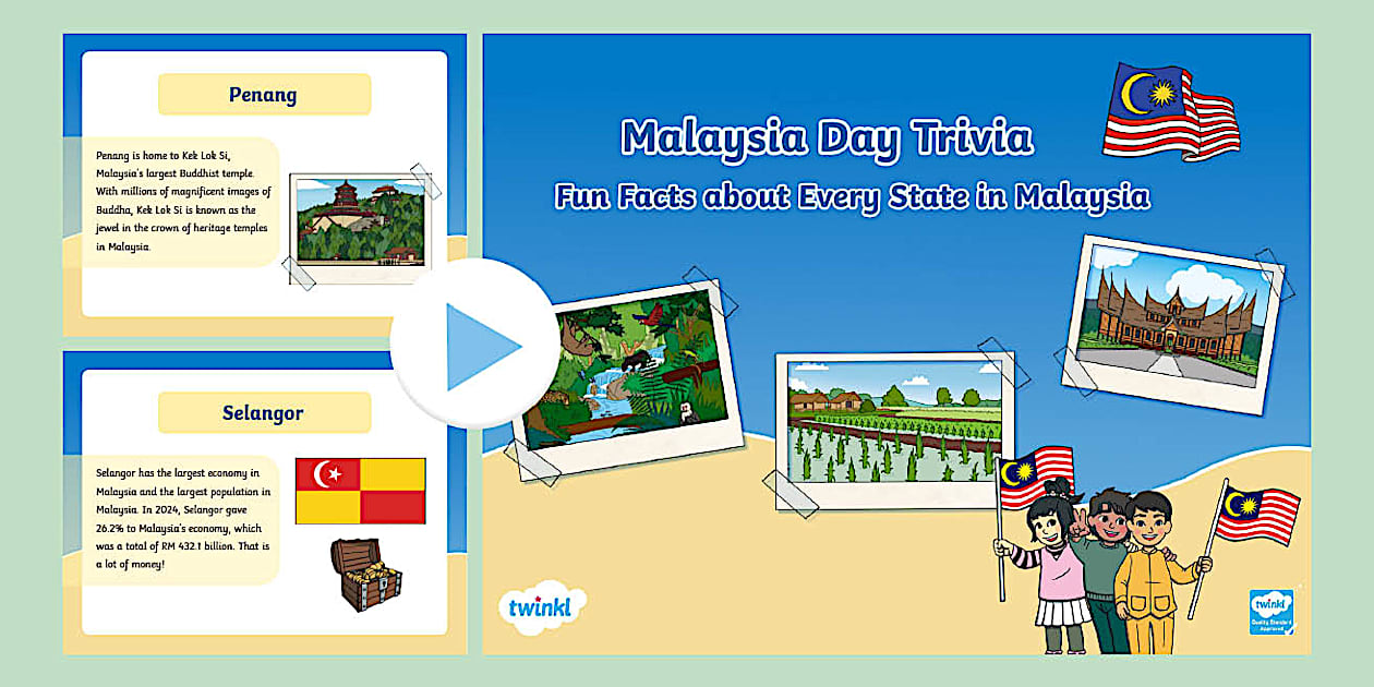 Malaysia Day Trivia PowerPoint (teacher made) - Twinkl