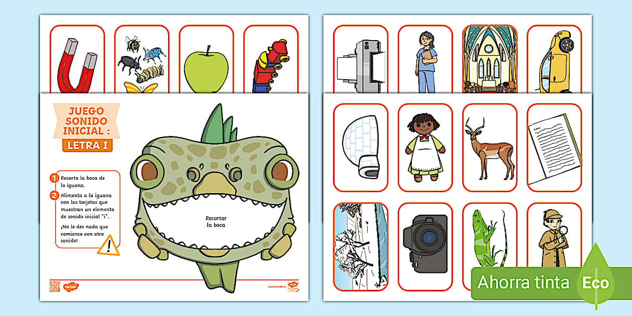 Juego: Sonido Inicial - Letra I - Twinkl