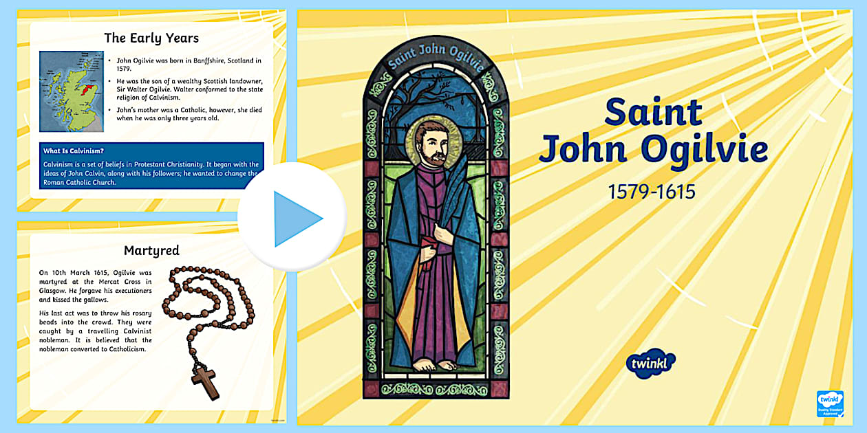 St John Ogilvie Facts PowerPoint | CfE Primary Resources