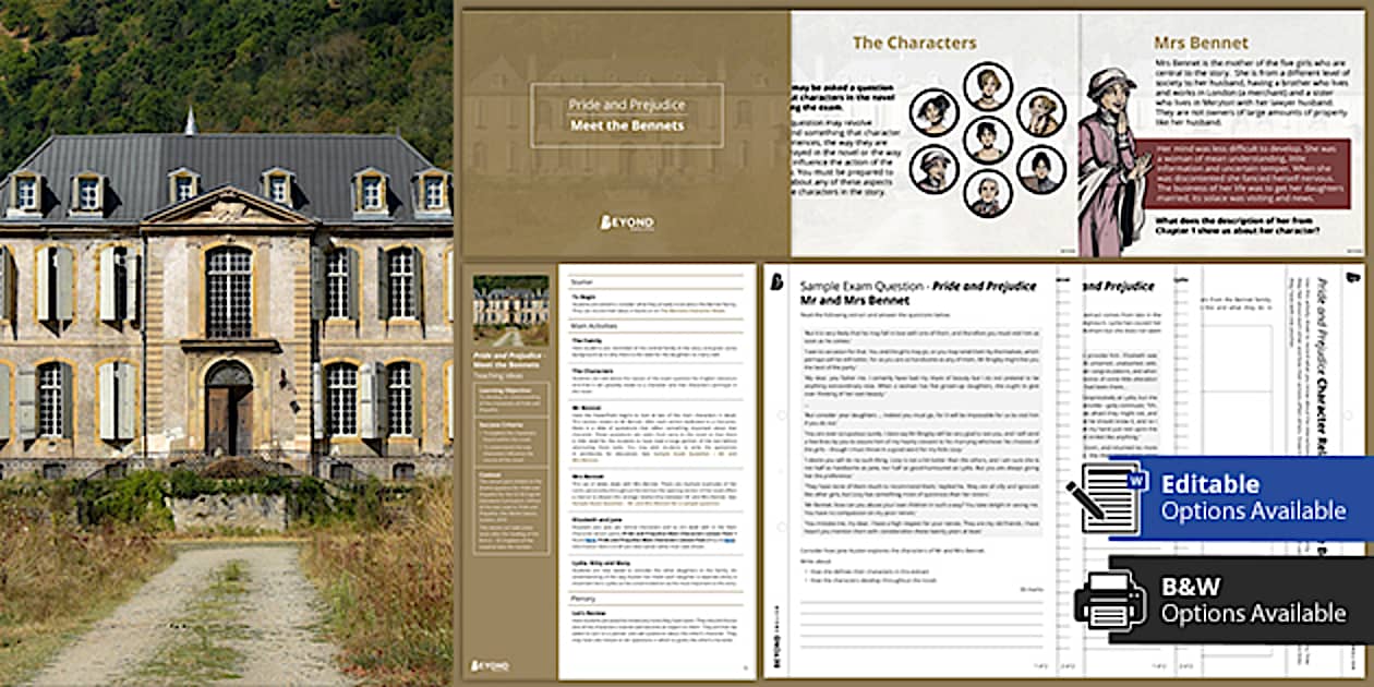 The Bennet Family in Pride and Prejudice | GCSE | Beyond