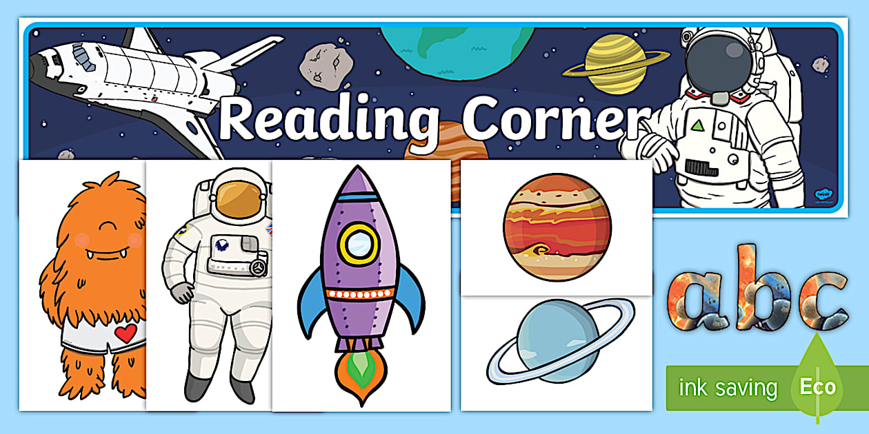 Reading Corner Space-Themed Display Pack (teacher made)
