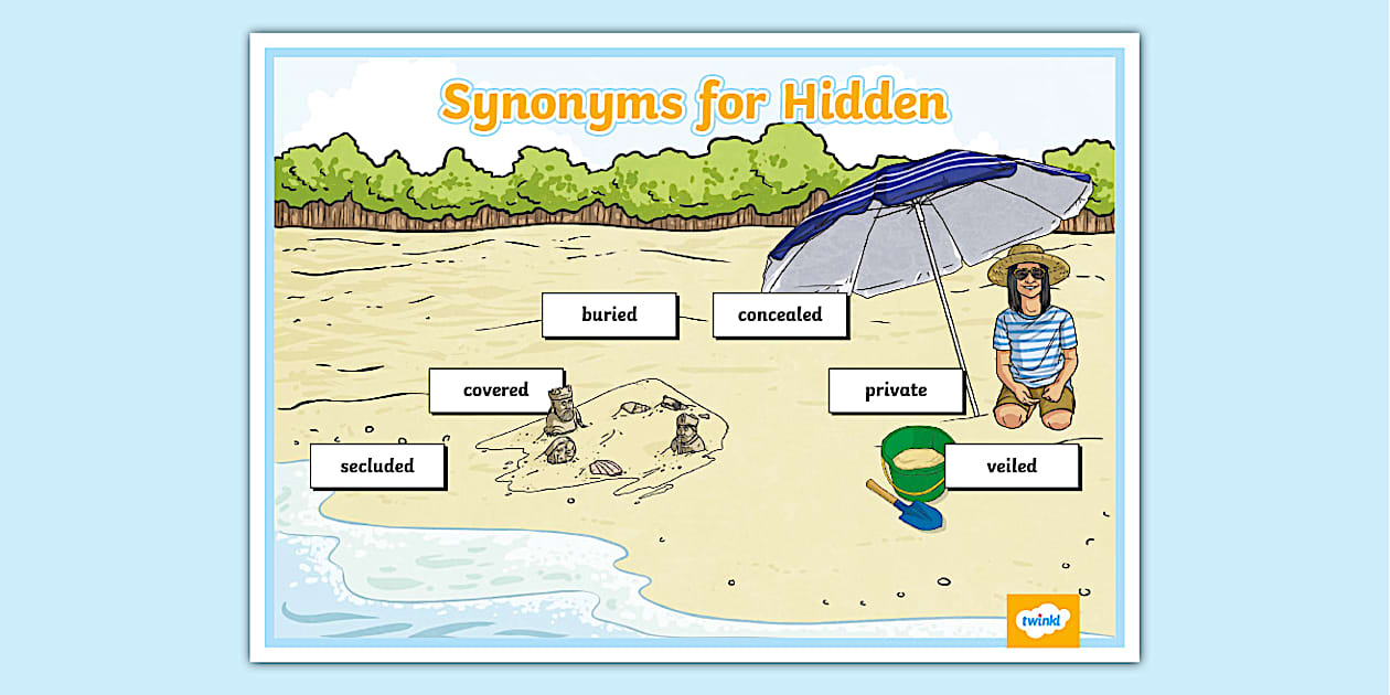 Different Words for Hidden Word Mat (teacher made) - Twinkl