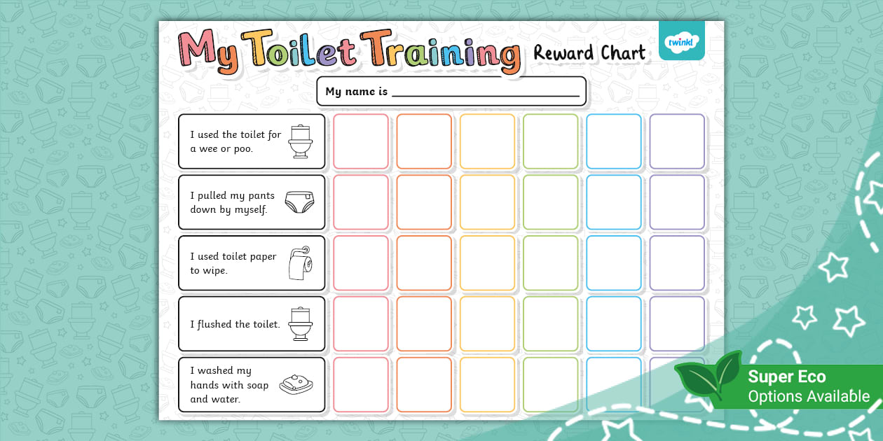My Toilet Training Reward Chart (teacher made) - Twinkl