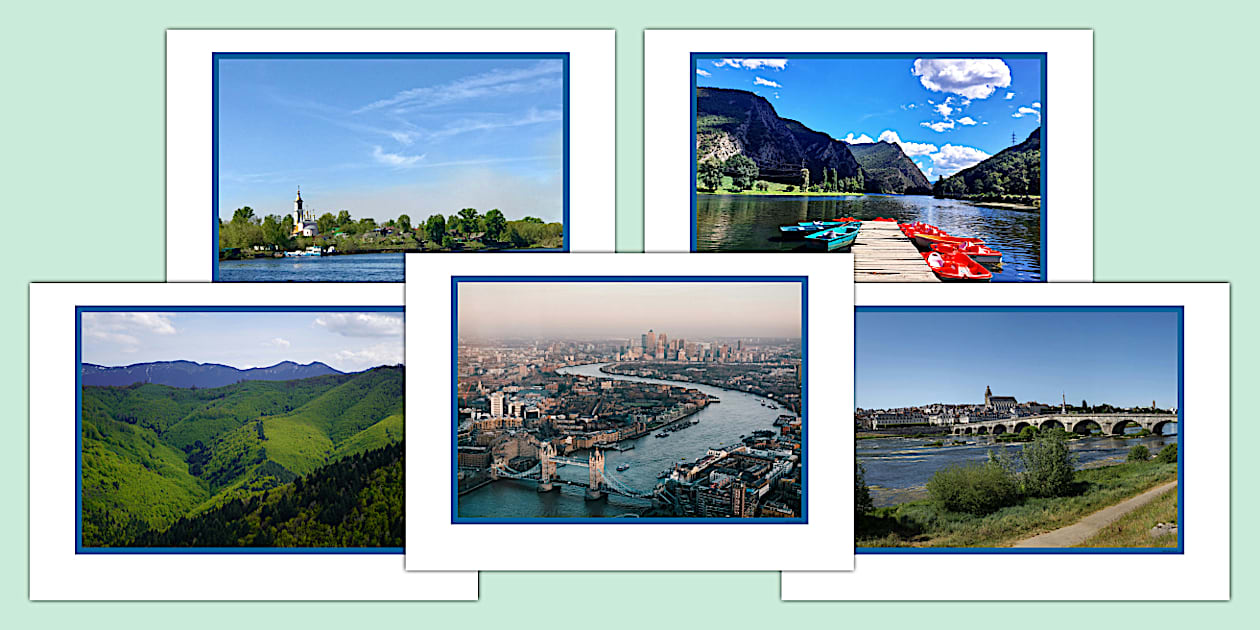 Rivers and Mountains of Europe Display Photos (Teacher-Made)