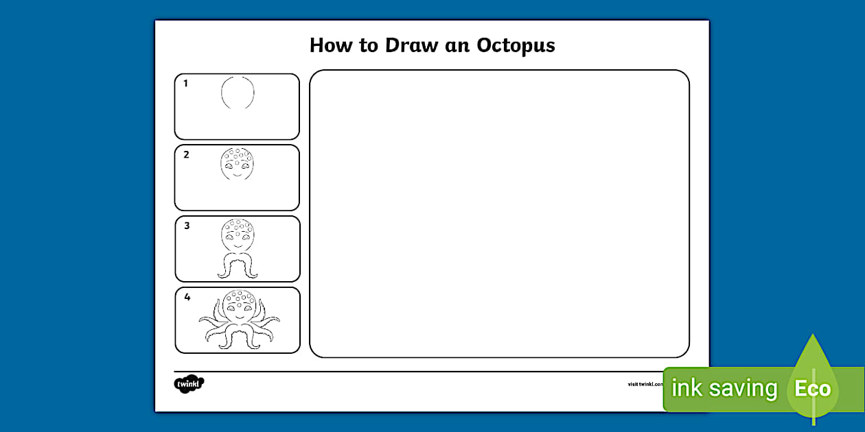 How to Draw an Octopus Activity | Twinkl Art (teacher made)