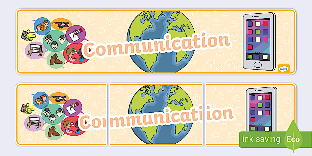 Communication Display Banner (teacher made) - Twinkl