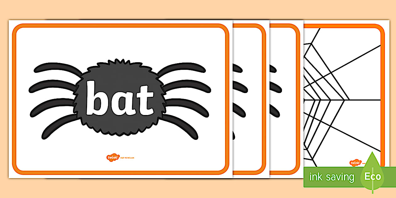 Rhyming String Spider Webs Resource Pack (Teacher-Made)